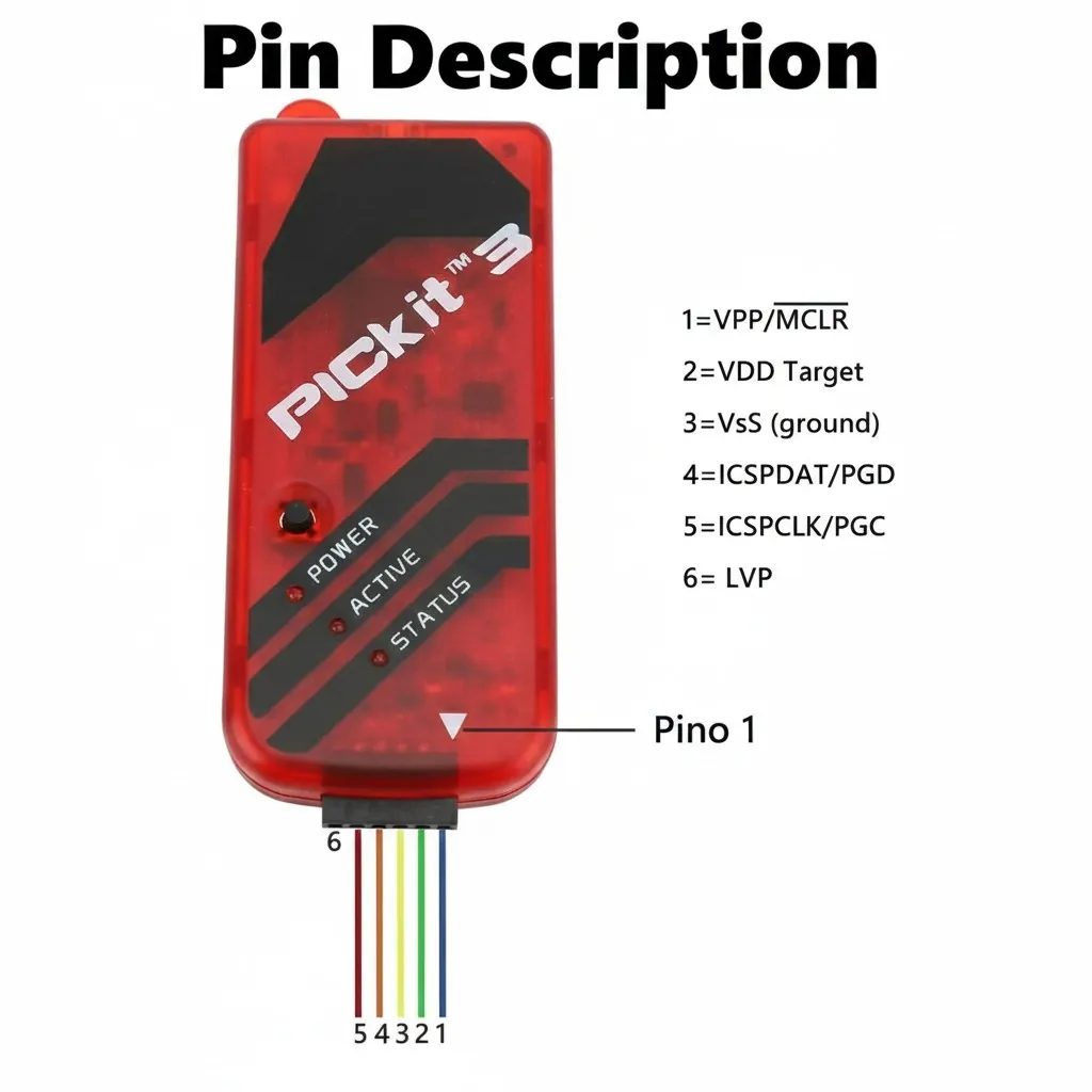 PICKIT 3.5 PIC Microcontroller Programmer/Debugger | MPLAB X Compatible ...
